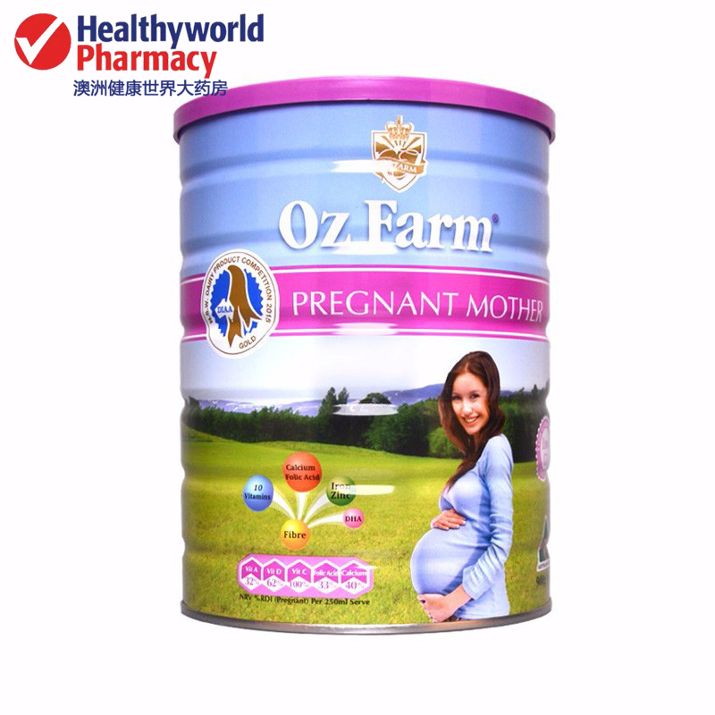 澳洲ozfarm澳美滋孕妇奶粉备孕怀孕期孕早孕中孕晚期900g_成人奶粉_健康世界大药房